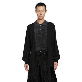 Comme Des Gar&ccedil;ons Cardigan with Polo