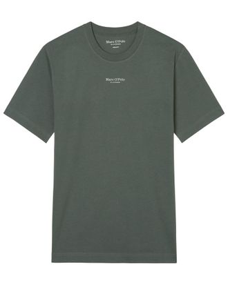 Marc O'Polo T-Shirt aus Baumwolle mit Label-Print, Regular Fit in