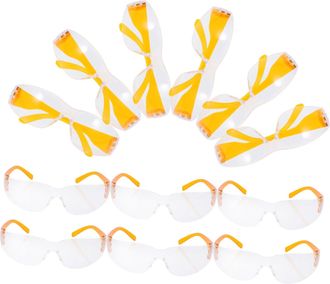 Cabilock 12 Stück Teiliges Schutzbrillen Schutzbrille für Spielzubehör Leichte Sicherheitsbrille Laborbrille für Jungen und Mädchen