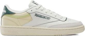 Reebok Femme Club C 85 Sneaker, Chalk Vintagechalk Escapegreen, 42.5 EU