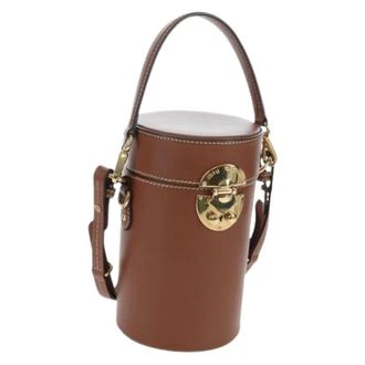 Miu Miu Sac &agrave; main Pre-owned - Femme - Pre-owned - Brun - Taille: ONE Size
