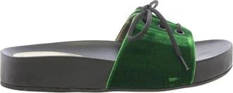 Ines De La Fressange Femme, Chaussures, Vert, Taille: 37 EU Mule &agrave; lacets