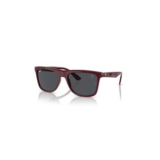 Ray-Ban Rb4413m Scuderia Ferrari Collection Sonnenbrillen Dunkelrot Fassung Grau Glas 57-19