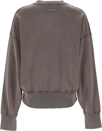 Jean Paul Gaultier Embroidered Organic Cotton Sweatshirt - Gray