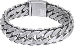 iXXXi Men Bracelet homme en acier inoxydable Beijing Antique | 20cm, Medium, Acier inoxydable, Pas de gemme