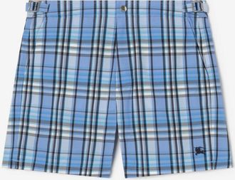 Burberry Short de bain en seersucker Check, Size: XXL