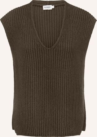Hessnatur Hessnatur Hessnatur Strick Pullover Relaxed Aus Wolle Mit Bio-Baumwolle gruen