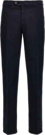 Brunello Cucinelli Homme, Pantalons, Bleu, Taille: 5XL Chinos Slim-fit Taille Moyenne