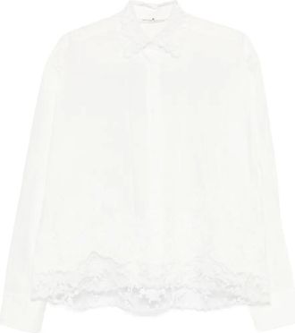 Ermanno Scervino lace collar shirt - Wei&szlig;