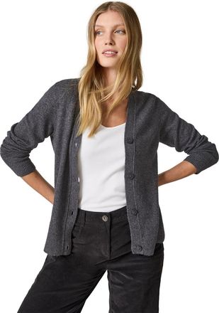 Cecil Damen B253799 Cardigan Mit Knopfleiste, Charcoal Grey Melange, L EU