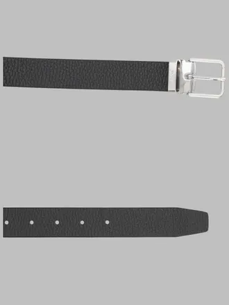 HUGO BOSS Reversible Leather Belt - Black