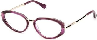 Max Mara Femme, Accessoires, Violet, Taille: 53 MM Mm5185 Monture Oeil de Chat