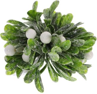 Garneck 1stk Mistelknollen Mistel-Ornament-Kugel Hängende Mistelverzierung Weihnachtsmöbel Mistel Kunststoff Mistelkugel- Weihnachtsbaum- Verzierung Hängende 