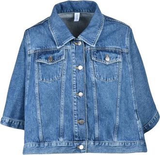 Liu Jo Femme, Vestes, Bleu, Taille: 38 FR Mantella in Denim