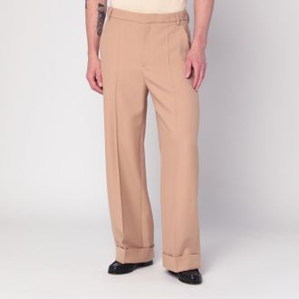 Valentino Kamelbraune Wollhose