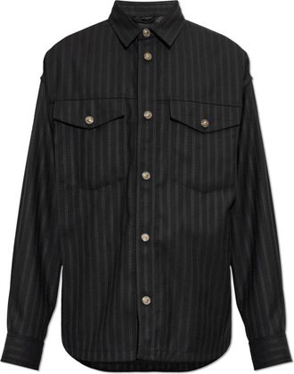 Versace Herren, Shirts, Schwarzk, MGr&ouml;&szlig;e