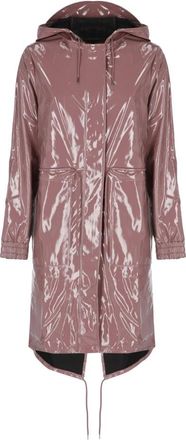 Rains String W Parka - - Jackets - Damen - Rosa - L