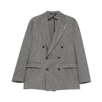 Tagliatore Homme, Vestes, Gris, Taille: L 0205 Jacket