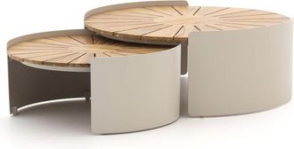 Bellagio la vita attrattiva Bellagio Porcari Loungetisch-Set 2-teilig