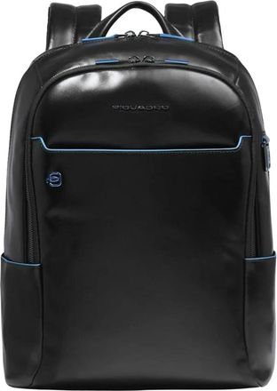 Piquadro unisex, Sacs, Noir, Taille: ONE Size Petit sac à dos pour ordinateur portable avec compartiment iPad