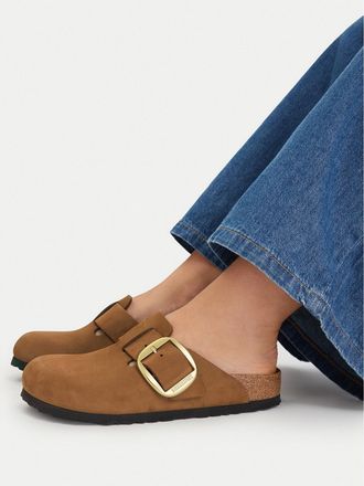 Birkenstock Pantoletten Birkenstock Boston Big Buckle Tonal 1032949 Orange