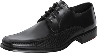 Lloyd Herren Schnürschuhe Dagget | Männer Businessschuhe | Derby | Normalweit | Leder | Schnuerer | straßenschuhe | Schnuerung, SCHWARZ, 40 EU / 6.5 UK