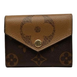 Louis Vuitton Portefeuille Zoe Pre-owned - Femme - Pre-owned - Brun - Taille: ONE Size