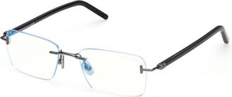 Tom Ford Lunettes de vue - Homme - Accessoires - Gris - Taille: 54 MM