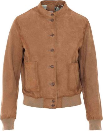 Bully Blouson En Cuir - Marron