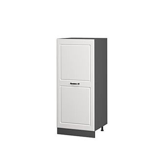 Vicco Armoire Haute R-Line, Blanc Campagne/Anthracite, 60 cm