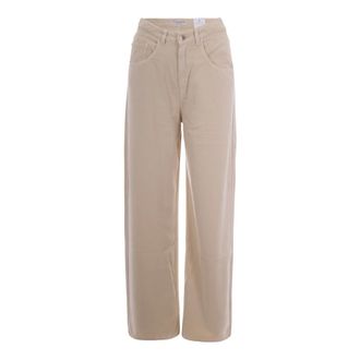 Icon Denim Los Angeles Poppy Wide Jeans - - Jeans - Damen - Beige - W27