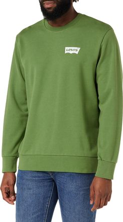 Levi's Herren Standard Graphic Crew Sweatshirt,Batwing Crew Dill,XS
