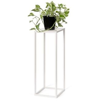 Lamofootwear Manufaktur Support plantes en m&eacute;tal ivoire 68 cm | Support pots de fleurs interieur dans salon, chambre &agrave; coucher | &Eacute;tag&egrave;re moderne &agrave; fleur de mariage