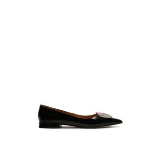 Kazar Schwarze lackierte Pumps mit flacher Sohle - - Shoes - Damen - Schwarzk - 37 EU
