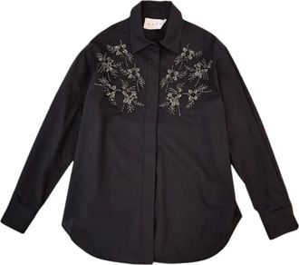 Kaos Kaos, Femme, Blouses et Chemises, Noir, Taille: 36 FR Chemises