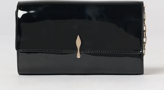 Christian Louboutin Bettina Mini-Tasche aus Lackleder als Wallet on Chain