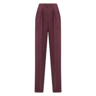 Saint Laurent Damen, Hosen, Rot, SGr&ouml;&szlig;e