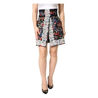 Dolce & Gabbana High Waist Mini Skirt - - Skirts - Damen - Mehrfarbig - S