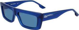 Karl Lagerfeld unisex, Accessoires, Bleu, Taille: ONE Size Injected Frame Lunettes de soleil