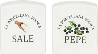 La Porcellana Bianca PORCELLANA Conserva Set Salz/Pfeffer Deco GB, Nylon/A