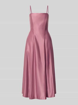 Rinascimento Abendkleid aus Satin mit Spaghettitr&auml;gern