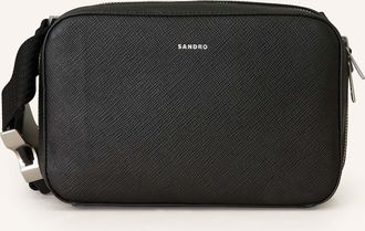 Sandro Sandro Saffiano-Gürteltasche schwarz