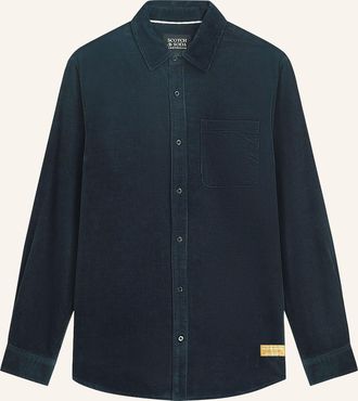 Scotch & Soda Cordhemd Regular Fit blau