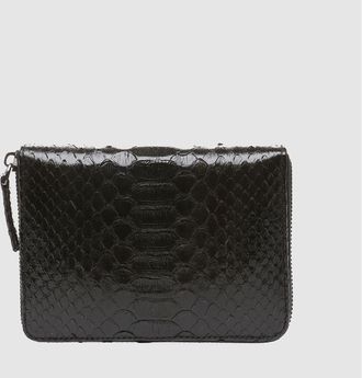 Sista Paris Portefeuille Bridget Python Black