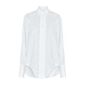 Maison Margiela Baumwollhemd - - Blouses & Shirts - Damen - Wei&szlig; - 3XS