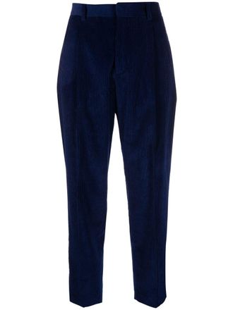 Woolrich pantalon fusel&eacute; en velours c&ocirc;tel&eacute; - Bleu