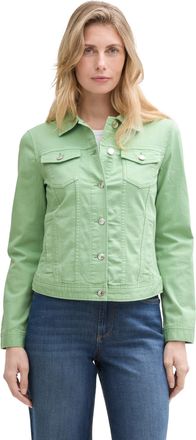 Tom Tailor Damen 1045390 Jeansjacke, 37116 - True Green, XXL EU