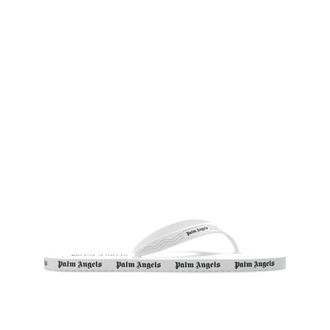 Palm Angels Rubber Flip Flop Slides - - Shoes - Damen - Wei&szlig; - 38 EU