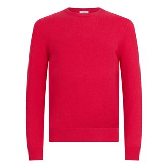 Malo Kaschmir Rundhals-Pullover - - Knitwear - Herren - Rot - 2XL