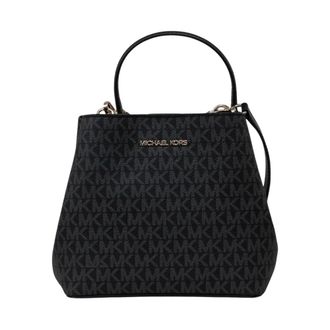 Michael Kors Femme, Sacs, Noir, Taille: ONE Size Pratt Small Signature Logo Shoulder Bag